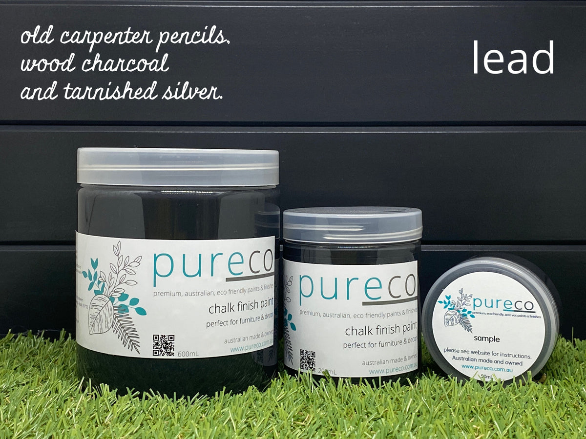 Chalk Finish - Lead – Paint Brush and Pixie Dust