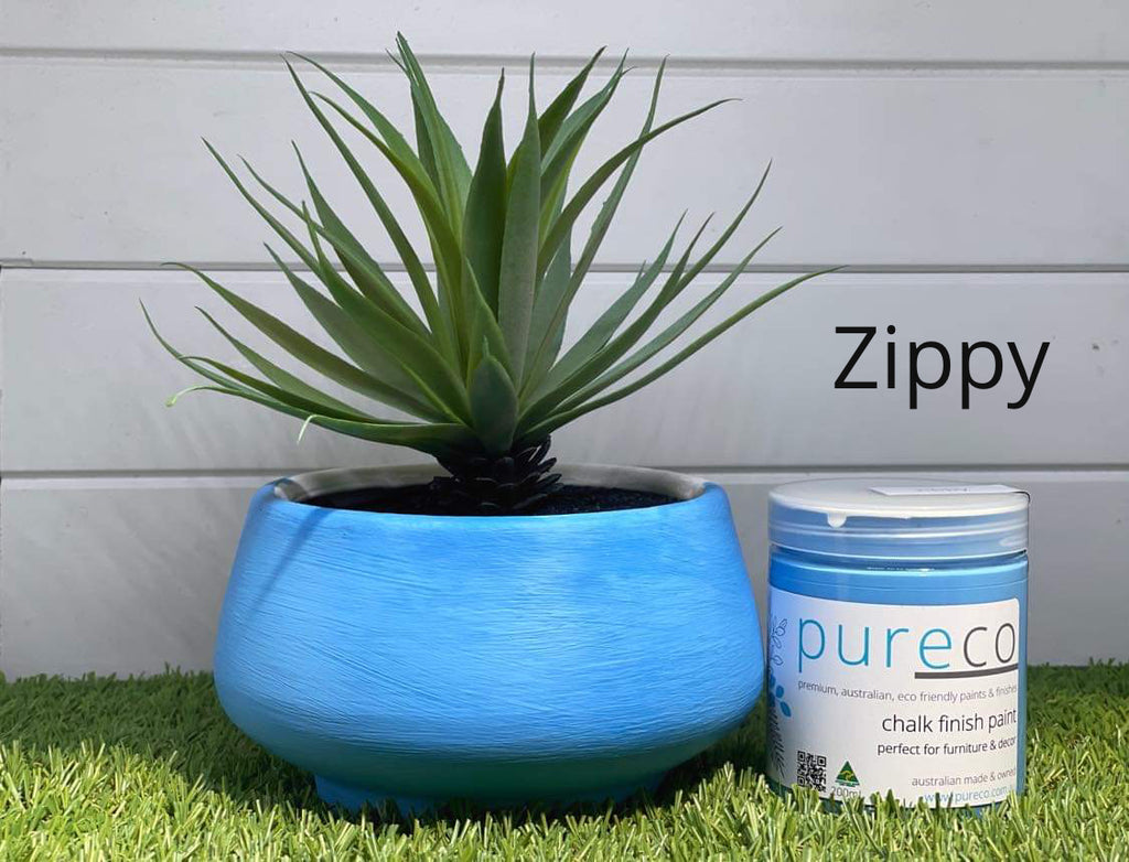 Chalk Finish - Neon Blue - Zippy – Paint Brush and Pixie Dust