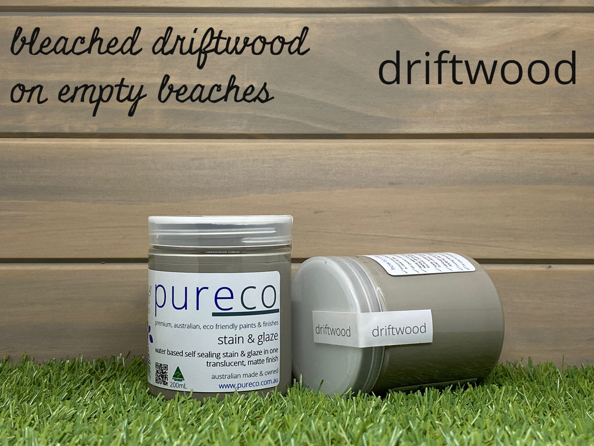 Pureco Stain & Glaze - Driftwood – Paint Brush and Pixie Dust