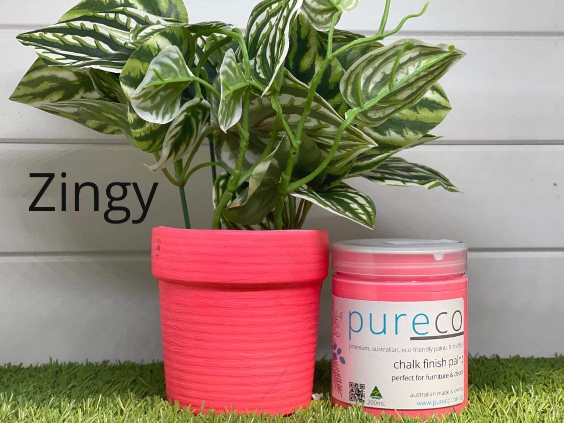 Chalk Finish - Neon Red - Zingy – Paint Brush and Pixie Dust